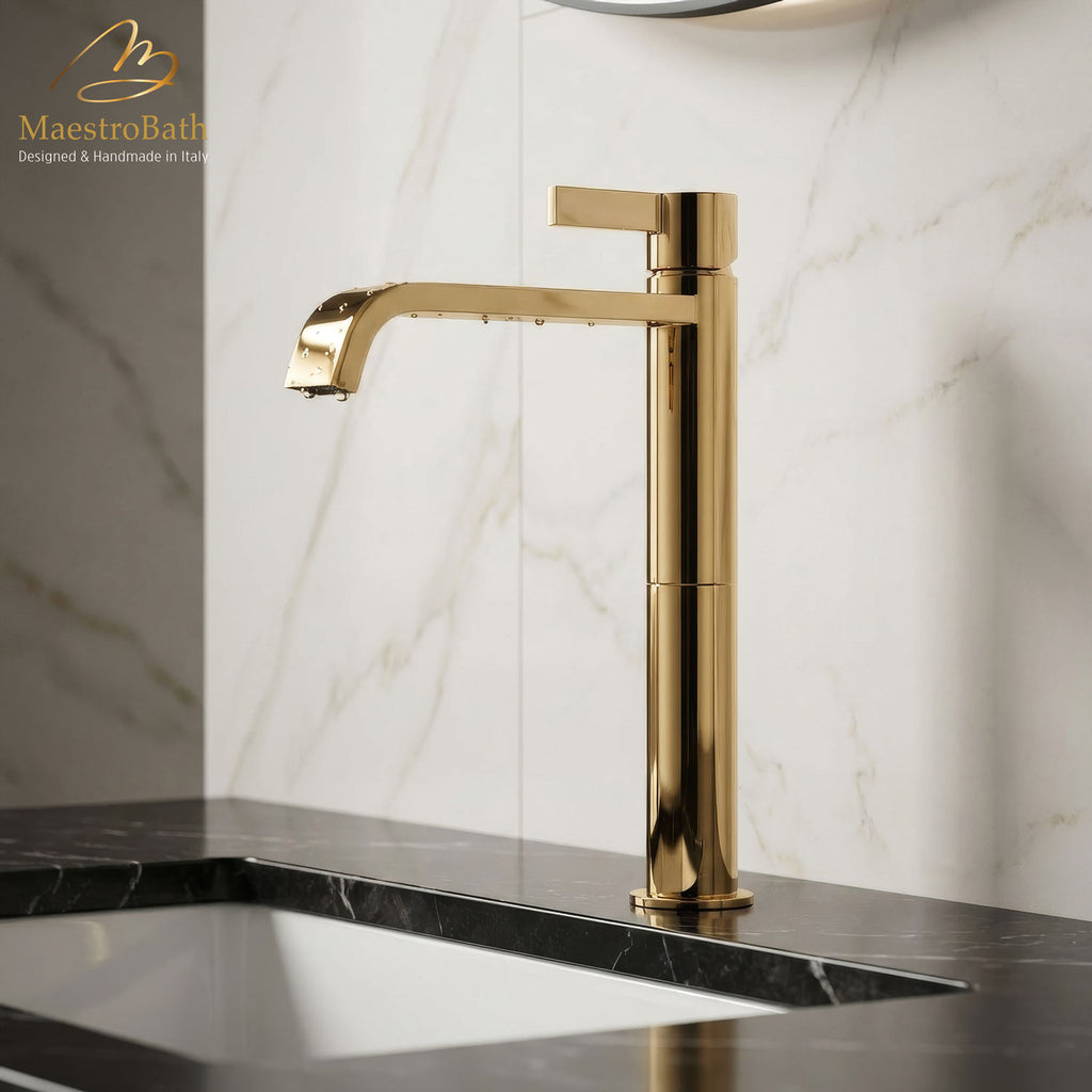 High Single Lever Basin Mixer Faucet