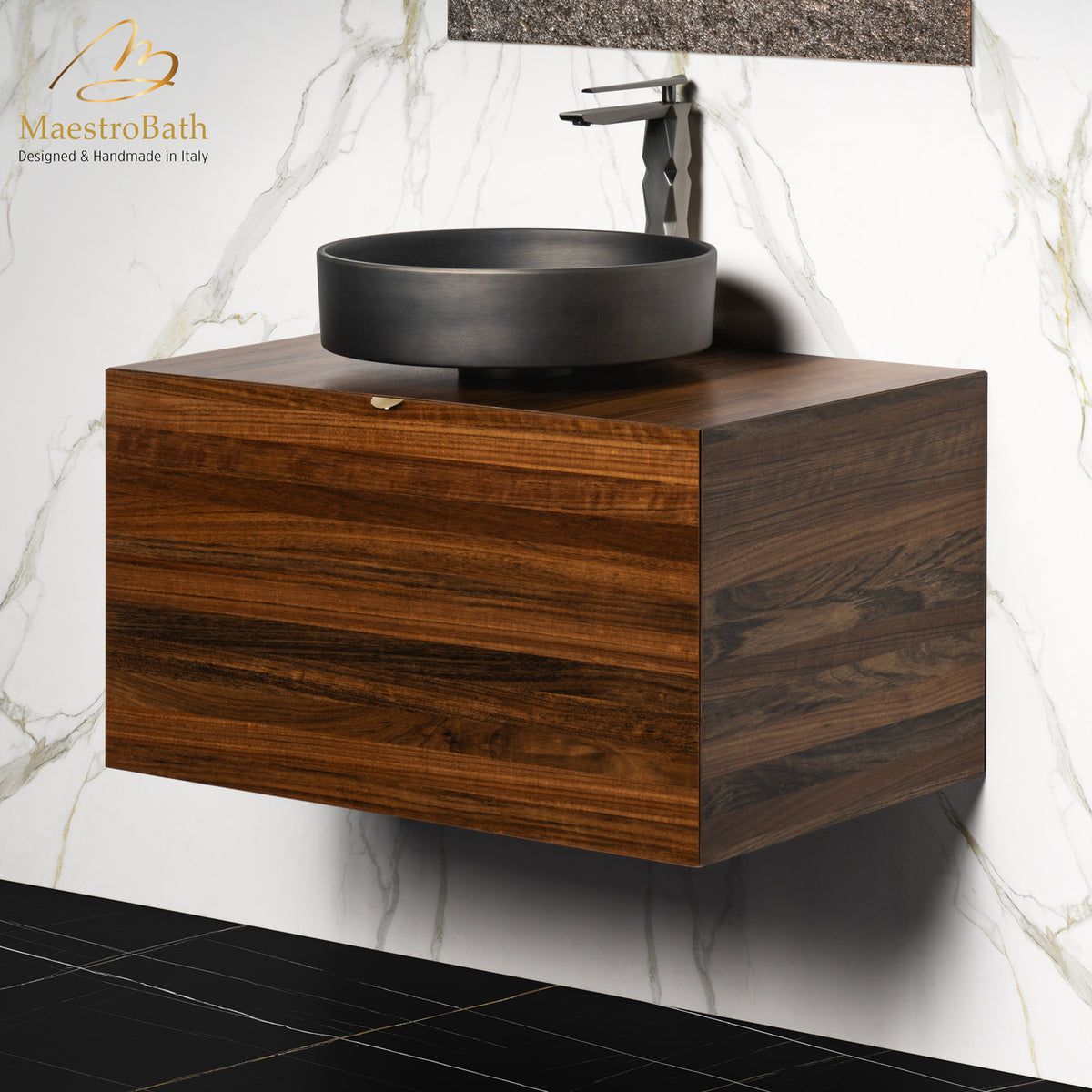 Dora Bathroom Vanity | Walnut