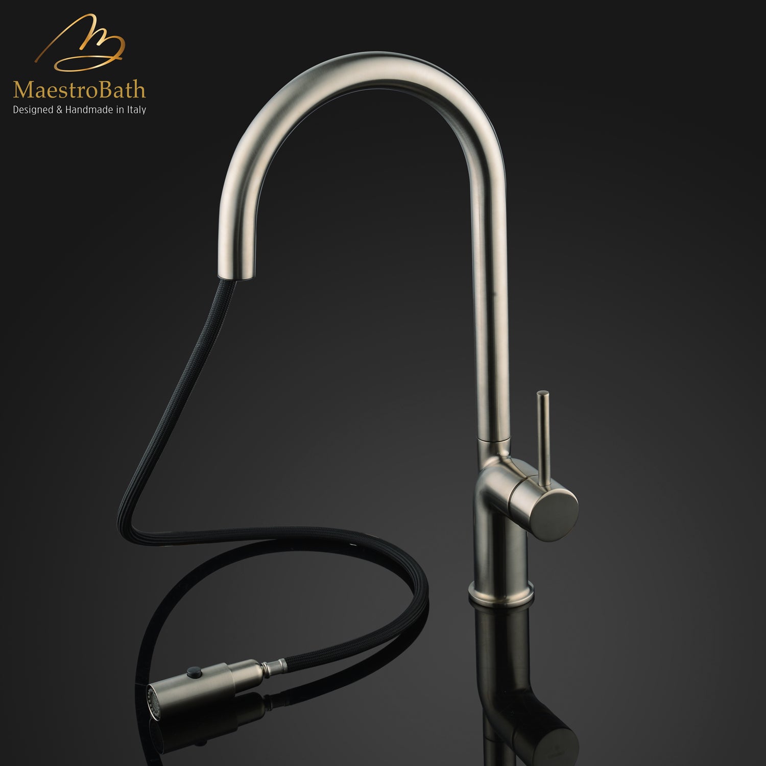 SWAN Modern Kitchen Faucet With 2 Jets